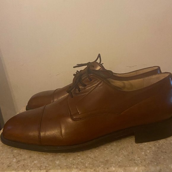 Vintage Bally | Shoes | Vintage Bally Men Oxford Dress Shoes 92 D ...